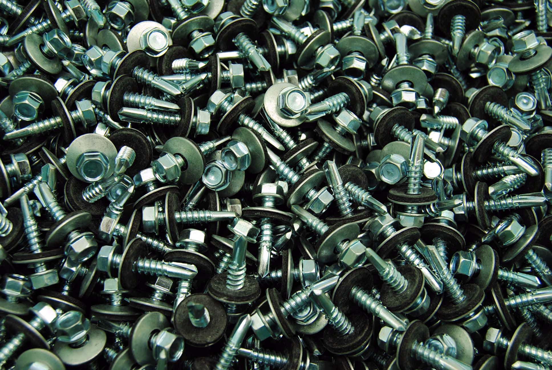 (350) Hex Rubber Washer Head #12 x 1 Self-Drilling Roofing Siding Screw