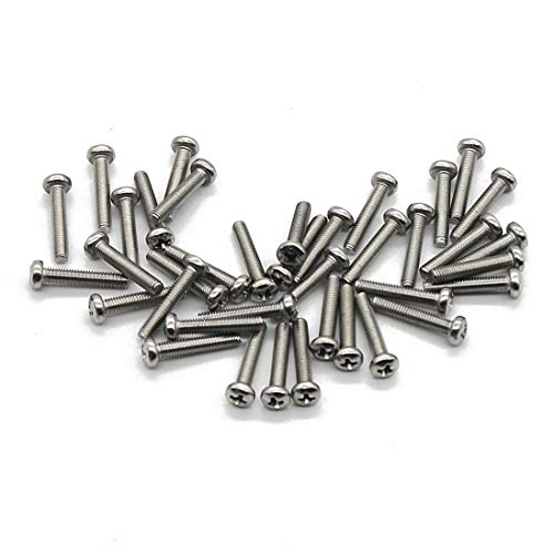 (100 pc) M4-0.7x16 mm Pan Head Phillips Machine Screws,18-8 Stainless Steel by Fullerkreg