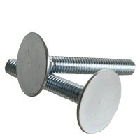 (200pcs) 3/8"-16x3,(FT) Elevator Bolt, Flat Countersunk Head, Grade 2, Zinc CR+3 Plating, (inch), Size: 3/8"-16, Length: 3"