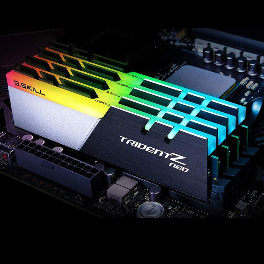 G.SKILL Trident Z Neo Series (Intel XMP) DDR4 RAM 32GB (2x16GB) 3600MT/s CL16-19-19-39 1.35V Desktop Computer Memory UDIMM (F4-3600C16D-32GTZNC)