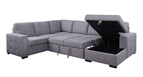 Acme Furniture Nardo Sectional, Gray