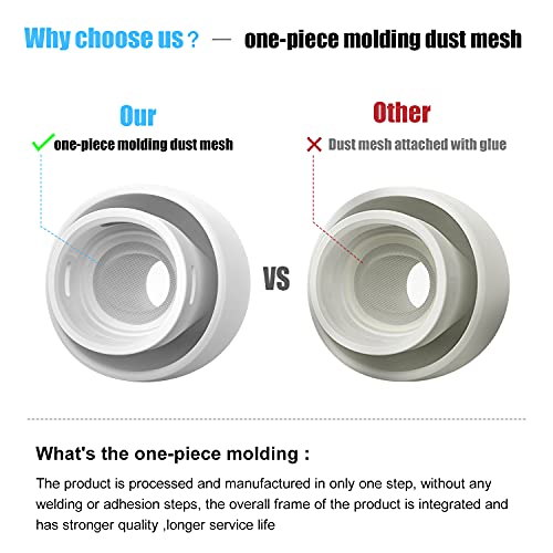 [3 Pairs] Replacement Ear Tips for Airpods Pro and Airpods Pro 2nd Generation with Noise Reduction Hole, Silicone Ear Tips for Airpods Pro with Portable Storage Box and Fit in The Charging Case(S/M/L)