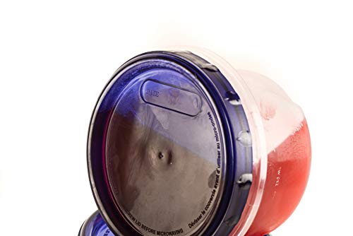 [5 PACK] 16 oz Twist Top Storage Deli Containers - Airtight Reusable Plastic Food Storage Canisters with Twist & Seal Lids, Leak-Proof - Meal Prep, Lunch, Togo, Stackable, BPA-Free Snack Containers