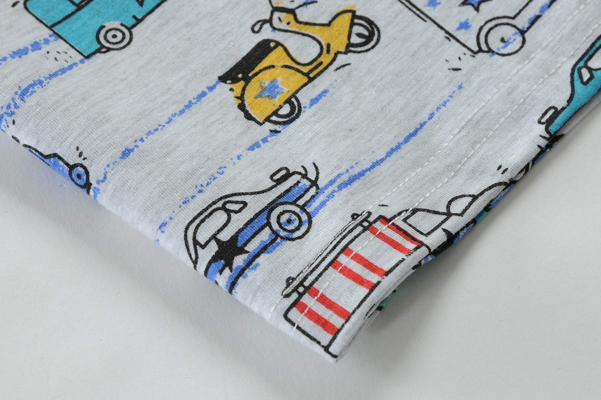 Little Boys Car Pajamas Toddler Boy Short Sleeve Cartoon Sport Short Sets 2 Years
