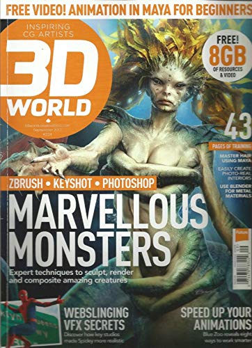 3D WORLD MAGAZINE, SEPTEMBER 2017, ISSUE 224 (VIDEO MISSING) ~