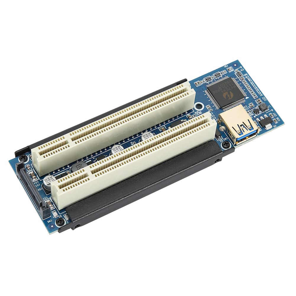 Eboxer PCI Express Network Card PCI E PCI X2 Adapter Card Set Parallel Port Network Card with USB3.0 Data Cable, PCI E × 1 × 4 × 8 × 16 Adapter Converter for Desktop PC
