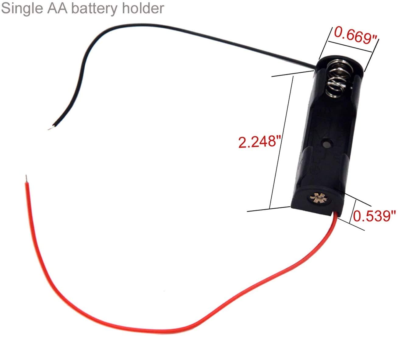 (Pack of 8)AA and AAA Battery Holders: 1Pc 1 AA Holder, 1Pc 2 AA Battery Holder, 1Pc 3 AA Holder, 1Pc 4 AA Battery Holder, 1Pc 1AAA Holder, 1Pc 2 AAA Battery Holder, 1Pc 3 AAA Holder, 1Pc 4 AAA Holder