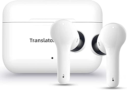 ANFIER Language Translator Earbuds M6 Support 71 Languages & 56 Accents 0.5s Real Time Translation, for Music and Calling, Wireless Translator Device with APP Fit iOS & Android