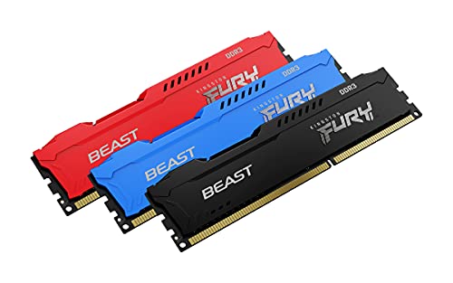 Kingston Fury Desktop PC Memory DDR3 1866MHz 8GB x 2 Kingston Fury Beast CL10 KF318C10BBK2/16