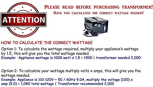 Goldsource 3000W ST Pro+ Auto Step Up & Step Down Voltage Transformer Converter, Upgraded Heavy-Duty AC 110/220V Converter with US Standard, Universal AC Outlets & DC 5V USB Port [3-Year Warranty]