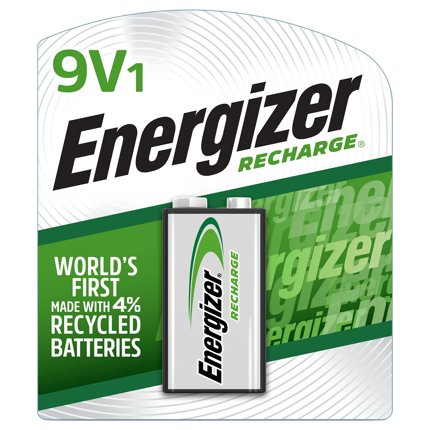 Energizer Rechargeable C Batteries, Recharge C Battery Precharged and Rechargeable 9V Battery Combo Pack, 6 Count