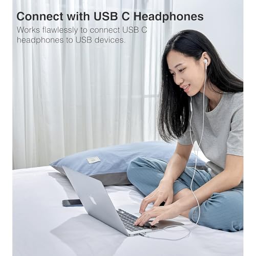[10Gbps] USB C Female to USB Male Adapter, USB 3.1 A to USB C Adapter SuperSpeed Data Sync Compatible with iPhone 16/ iPhone 15 Plus Pro Max,Type-C Earphone, Laptop, Charger, Quest Link -Grey