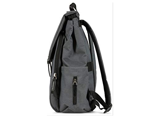 GOODGEAR Baby Diaper Backpack, Large Travel Bag for Mom or Dad with Stroller Straps and Changing Pad - Waterproof Large Capacity Overnight Back Pack with Big Pockets and Compartments, Grey