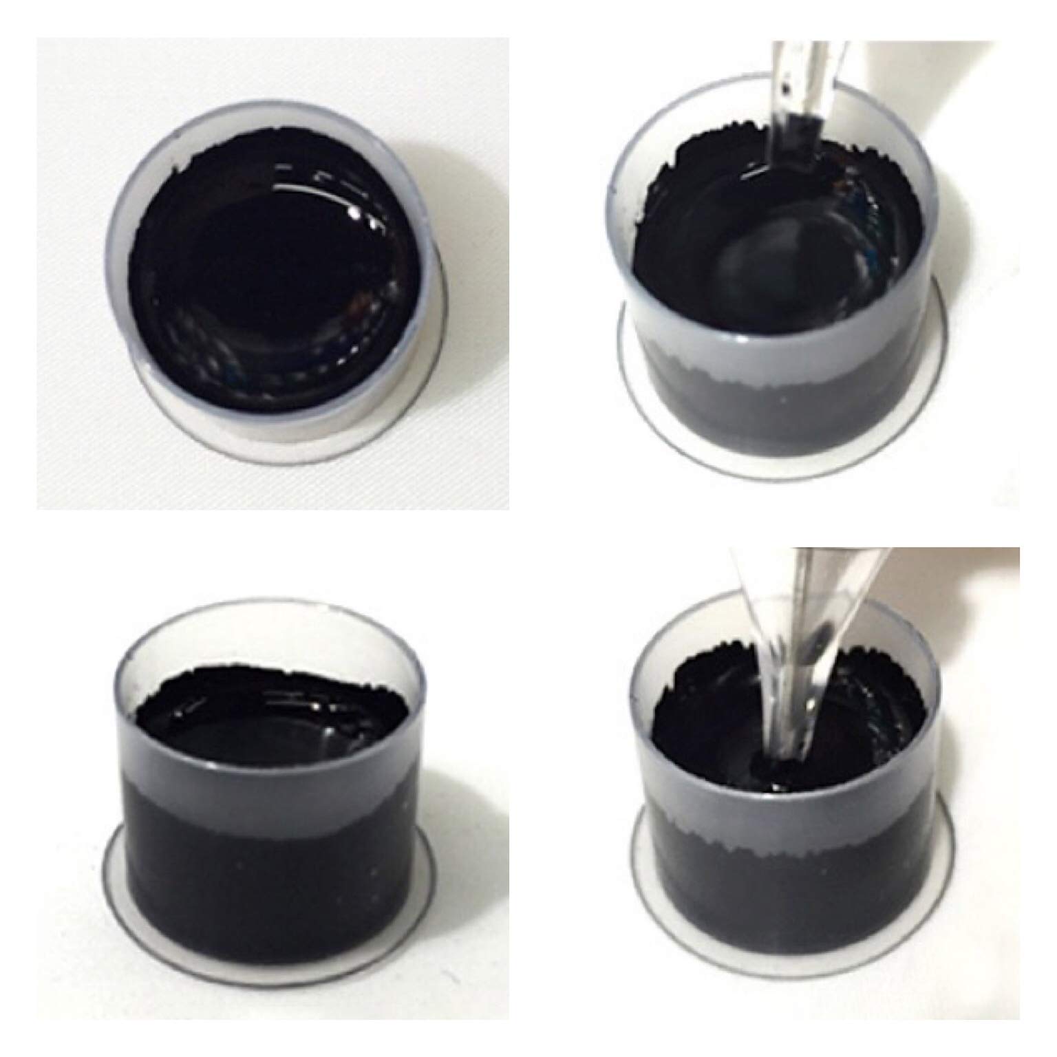 Tattoo Ink Caps,300pcs Large Size 17mm x 14mm Plastic Disposable Microblading Tattoo Pigment Self Standing Cups,Tattoo Supplies Ink Holder
