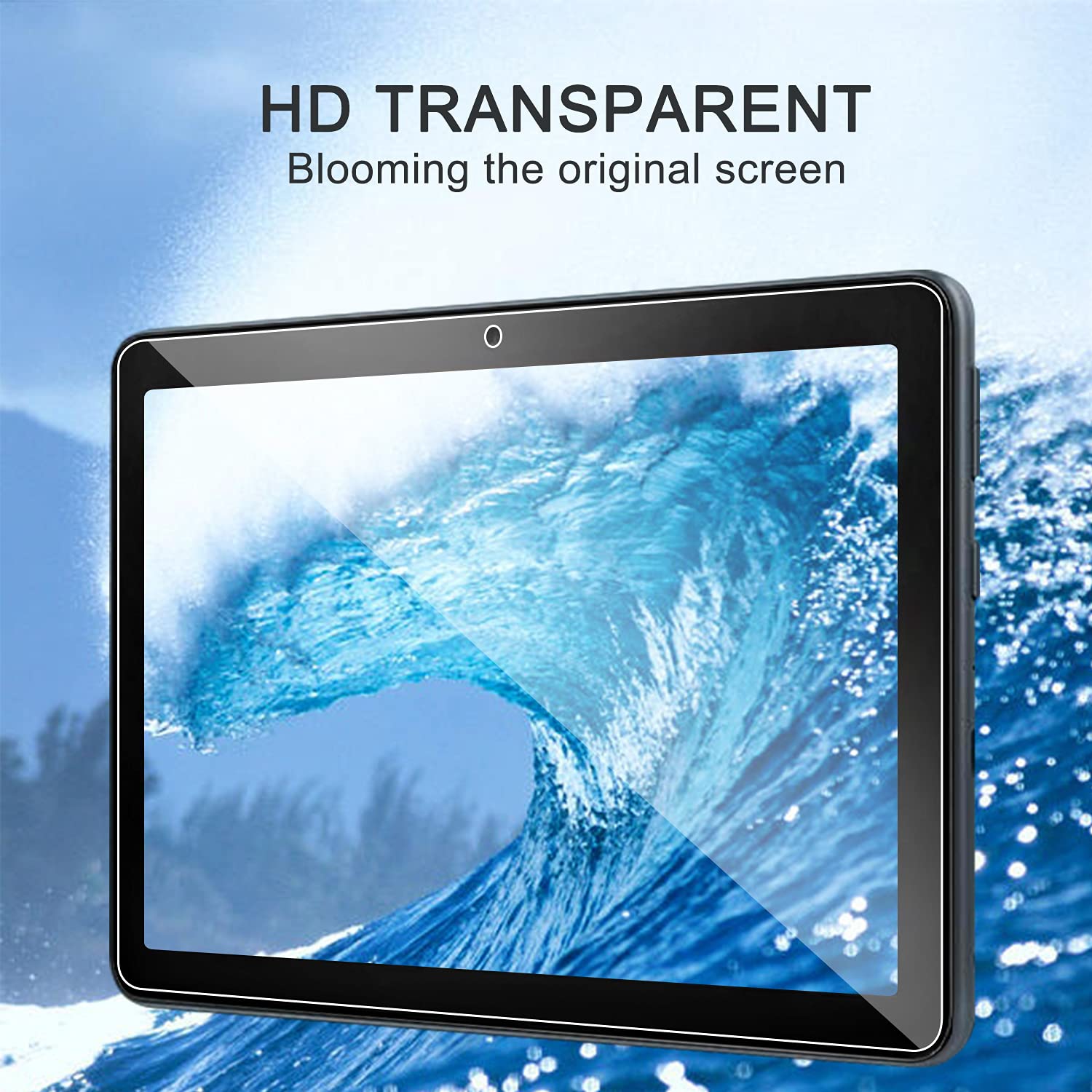 [2-Pack] All-new Fire HD 10 2021/Fire HD 10 Kids/Fire HD 10 Kids Pro/Fire HD 10 Plus Screen Protector,HD Anti-Scratch Anti-Fingerprint 9H Hardness Tempered Glass