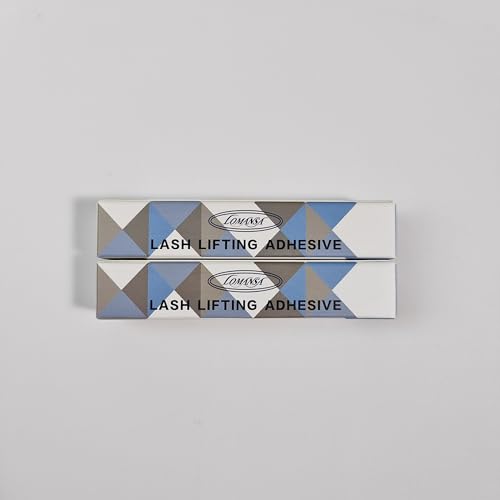 Lomansa Lash Lift Glue 2PCS, Eyelash Lift Glue Adhesive Perming Rod Strong Fix Glue for Lashes and Brows Curl
