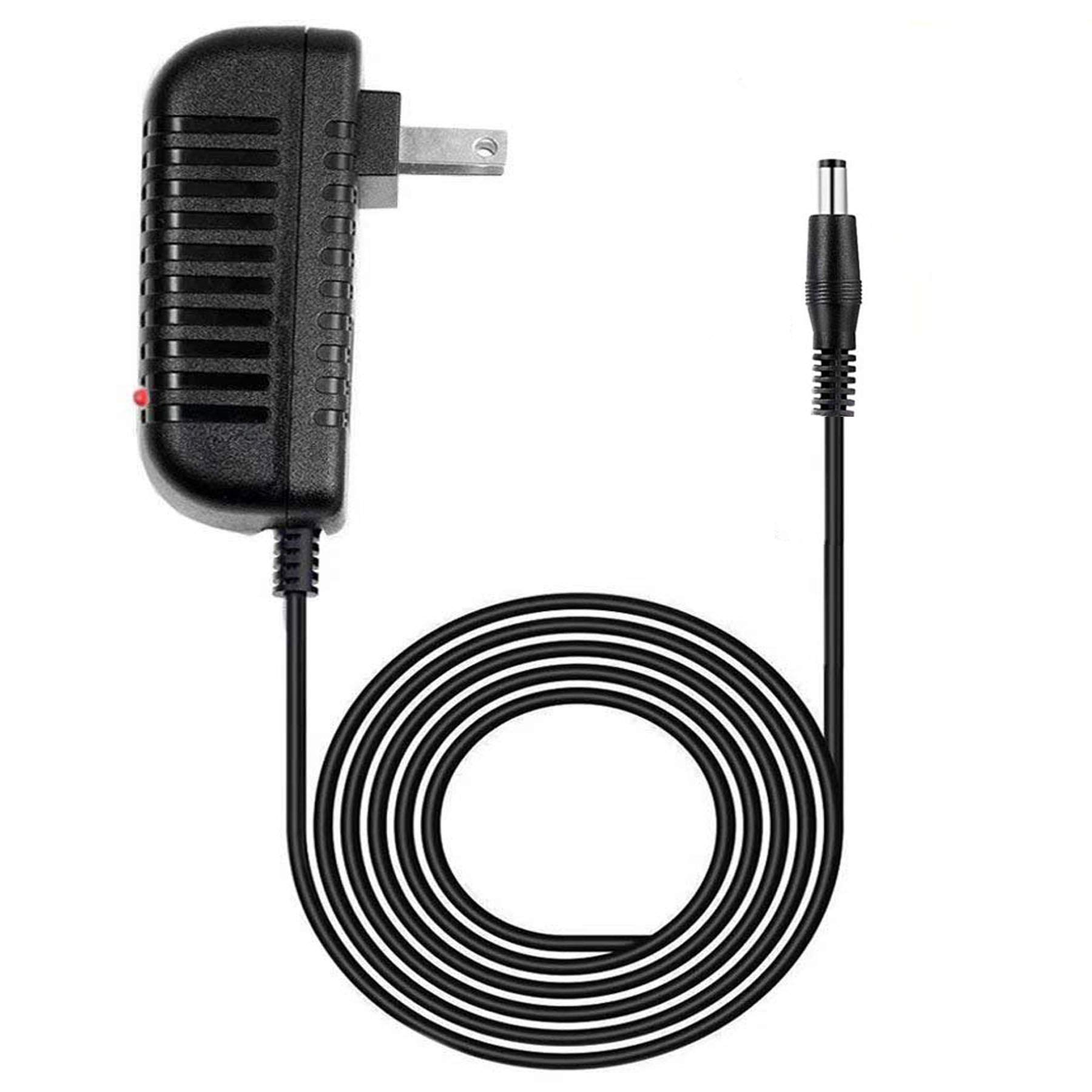 (7ft) AC Power Adapter for Mighty Bliss MB-201 Deep Tissue Cordless Body Massager Therapy Massage DC Power Supply Charger Cord Cable Mains Wire, Compatible Replacement, 7 Feet, with LED Indicator