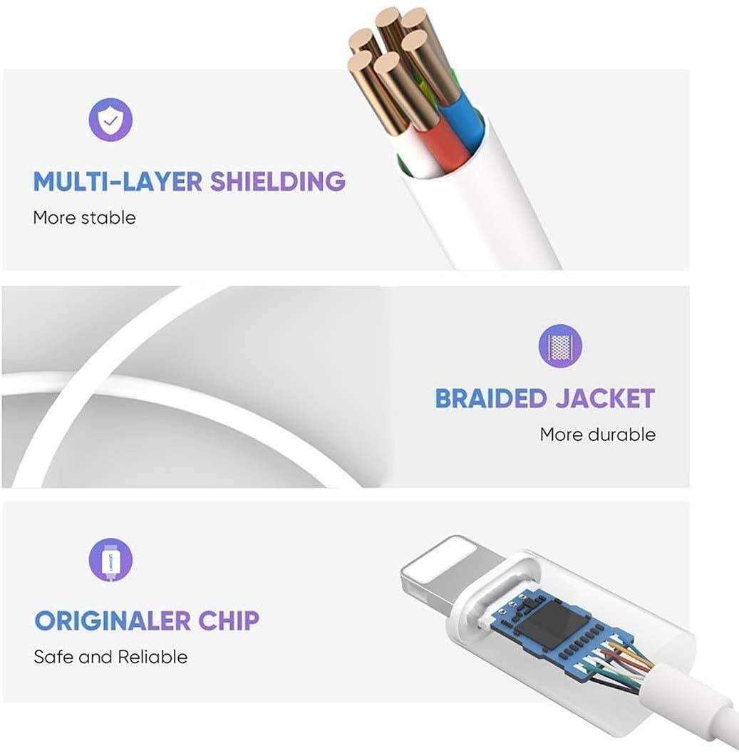 [Apple MFi Certified] 3.5mm Headphones Adapter for iPhone, 2 Pack Lightning to 3.5mm Earphones/Headphones Jack Aux Audio Adapter Dongle for iPhone 12 11 XS XR X 8 7 iPad, Support iOS 14 and More