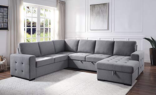 Acme Furniture Nardo Sectional, Gray