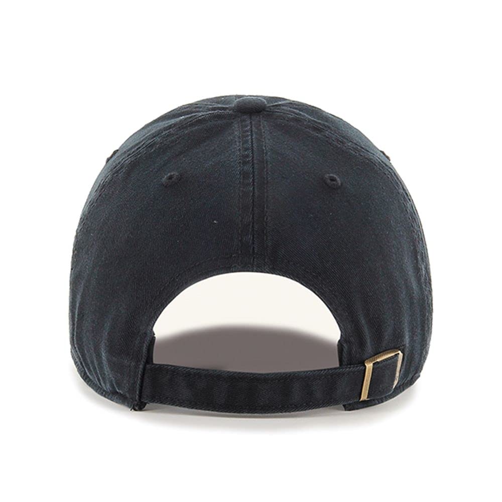 '47 Los Angeles (Brooklyn) Dodgers Cooperstown Clean Up Dad Hat Baseball Cap - Black