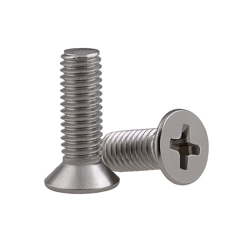 MUMUJJ Countersunk Machine Screws, Flat Head Phillips Machine Screws and Hex Nuts Kit for Laptop Notebook Computer Replacement Screws Kit