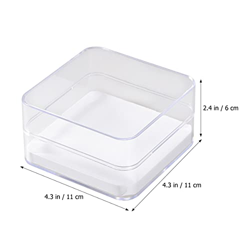 POPETPOP Display Case- Transparent Display Box with EVA Foam Board, Storage Box for Specimen Display & Collectibles