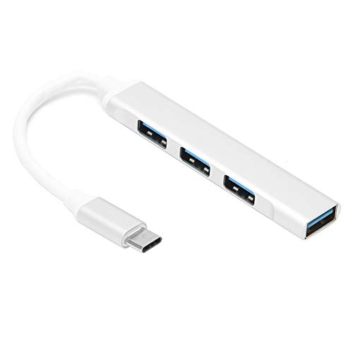 USB C Hub, 4 in 1C to USB OTG Hub Adapter, Portable Docking Station with USB 3.0 & USB 2.0, Multiport Splitter Compatible with Windows XP/Vista/7/8/10/OS/X