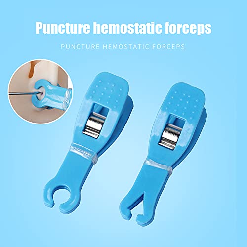 10 Pcs Body Piercing Clamps, Disposable Piercing Needle Clamps Slot Forceps Clamp Clip Hemostatic Forceps Ear Nose Lip Navel Piercing Supplies