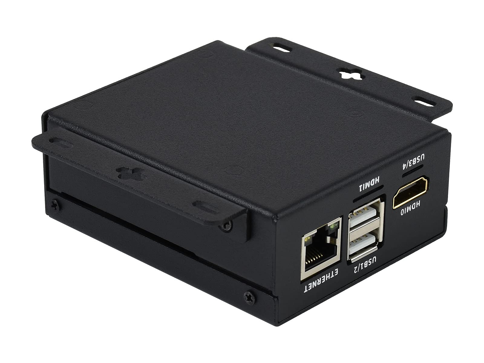 waveshare Mini-Computer Based On Raspberry Pi Compute Module 4,Include CM4-IO-BASE-A (Mini IO Board Lite Verson),Metal Case,Cooling Fan