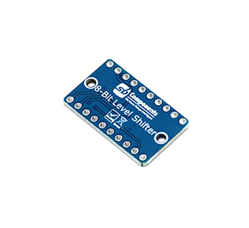 sb components 8 Bit Level Shifter TXB0108 Full Duplex 8 Channel Bi-Directional Logic Level Shifter Converter for Raspberry Pi, Arduino, Beaglebone, etc