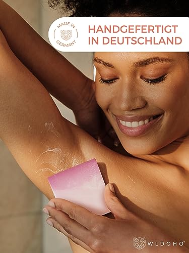 WLDOHO Shaving Soap for Women - Firm Shave Soap with Beautiful Scent - Vegan and Long-lasting Shaving Foam Sexy Cherry