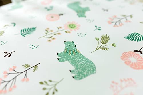 SheetWorld 100% Cotton Interlock Jersey Fitted Cradle Sheet 18 x 36, Woodland Bears, Made in USA