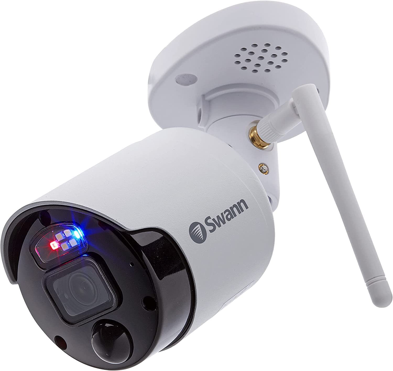 Swann NVW-800CAM 4K WiFi IP Digital Still Image Video Camera with Flashing Lights & Siren - 1 Pack