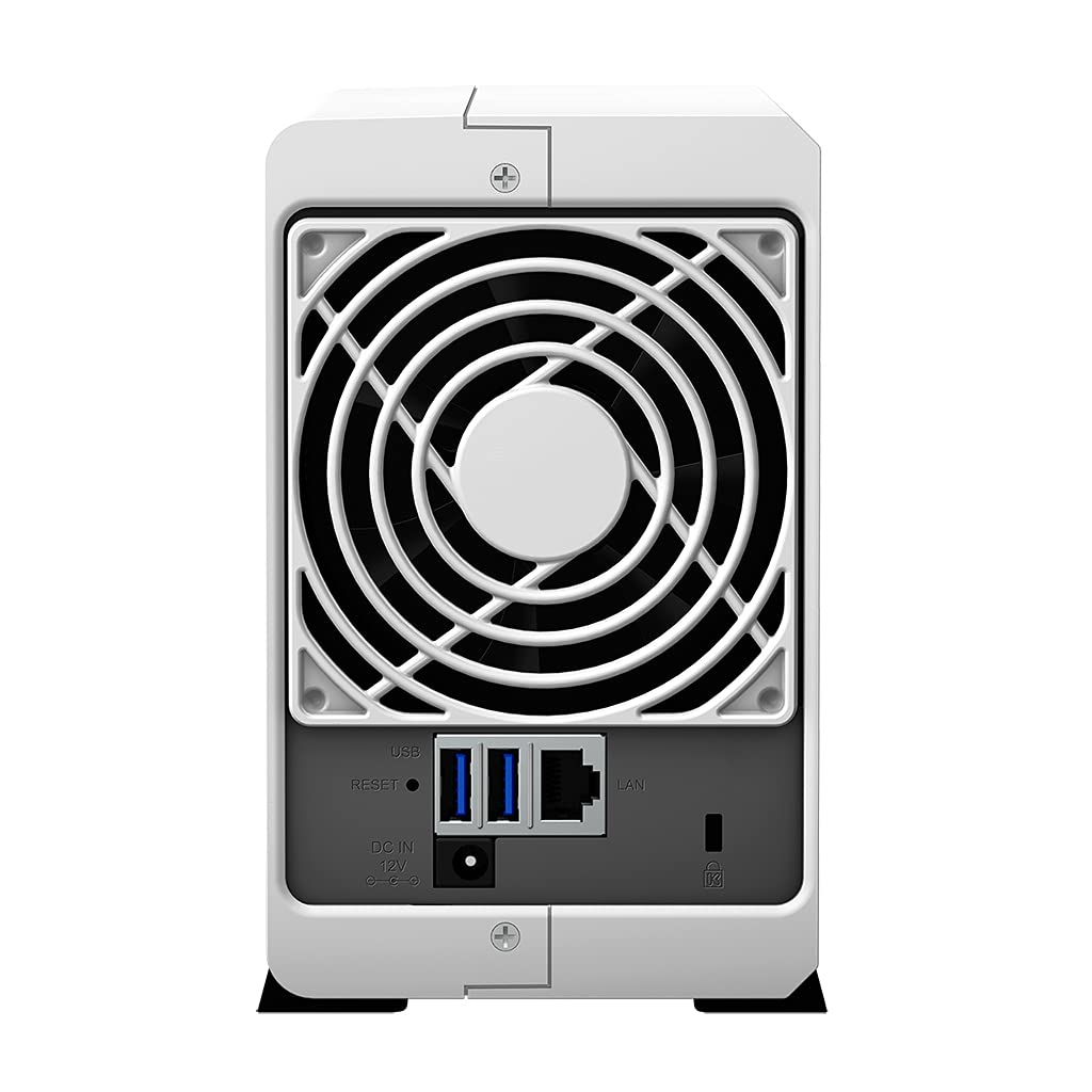 Synology DiskStation DS220j NAS Server for Business with Quad Core CPU, 512MB Memory, 8TB HDD Storage, DSM Operating System