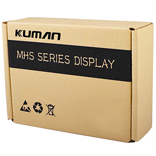 kuman 3.5 Inch Touch Screen with Protective Case 320x480 Resolution TFT LCD Display for Raspberry Pi 3B+, 2B, B+