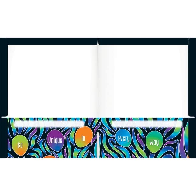 'Really Good Stuff Peacock Folders