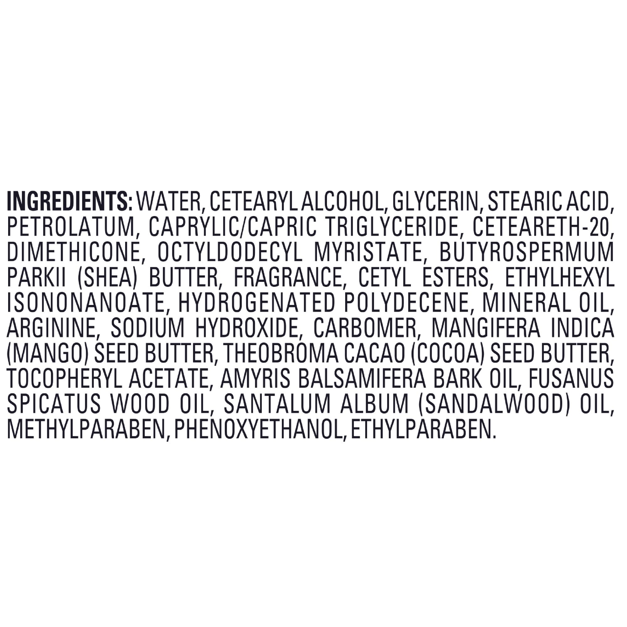 Jergens Sandalwood Body Butter Lotion, Moisturizer Infused with Sandalwood Essential Oil, For All Skin Types, 7 Oz