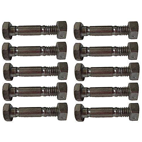 (10) Pack Snow Blower Shear Pins & Nuts Fits Ariens Models ST520 ST524 ST624