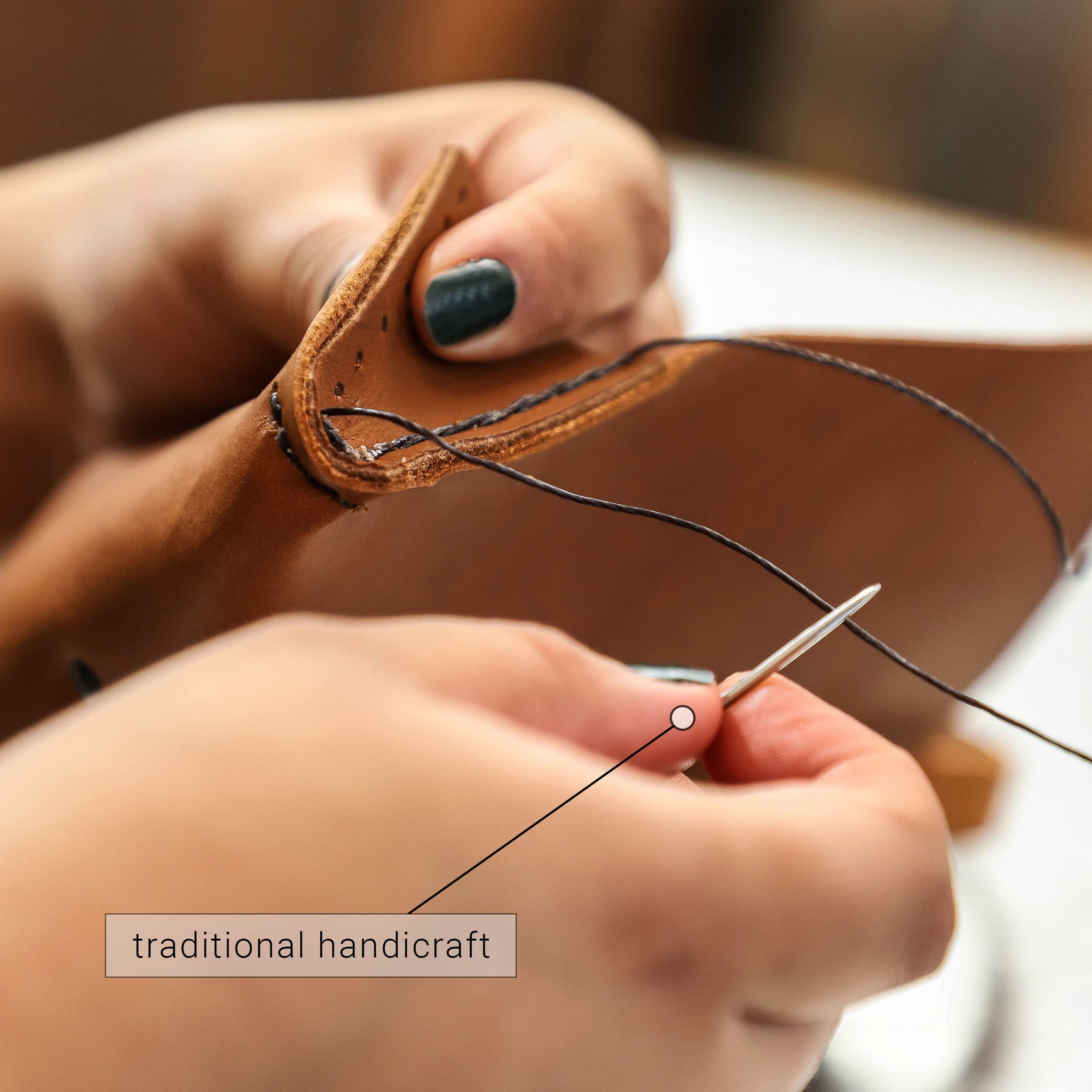 ‘Pablo’ Leather Glasses Case — Handmade, Luxury Soft & Expertly Crafted Eyeglass Case for Protecting Reading Glasses & Sunglasses — Full Grain Beautifully Stitched Fair Trade Genuine Leather — Brown