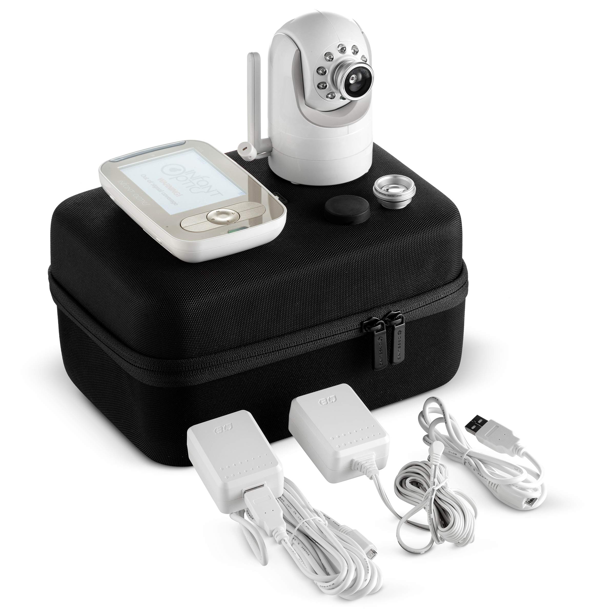 caseling Hard Case Fits Infant Optics DXR-8 Video Baby Monitor (Not for The Pro). Case only.