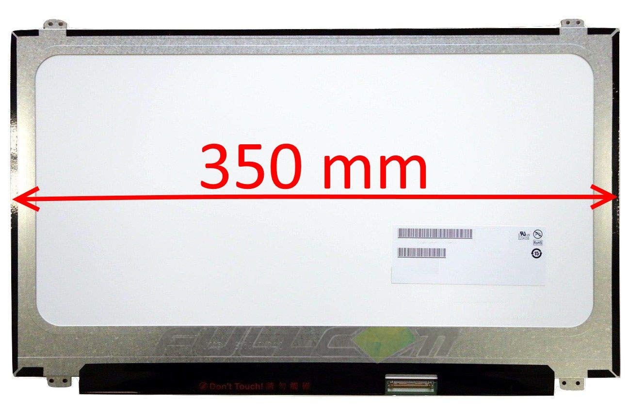 FULLCOM New LCD Replacement Screen 15.6 Inch Compatible with VIVOBOOK F510UA 1920x1080 (with Tabs) 30 Pin Matte for Laptop/Display/Screen/LCD Application