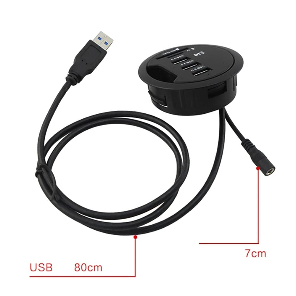 WJCCY USB Hub 3 0 for Laptop PC Card Reader USB Power Supply USB Splitter USB Dock Portable
