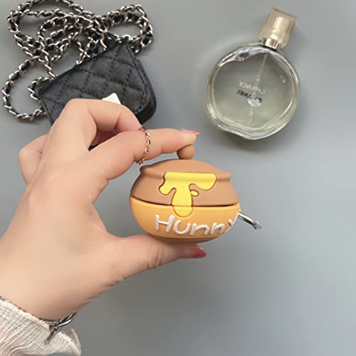 (1 Pack) BGAANM Cartoon Silicone Case Cover with Keychain Designed for Samsung Galaxy Buds2 Pro (2022) /Galaxy Buds 2 (2021) /Galaxy Buds Pro (2021) /Galaxy Buds Live (2020)
