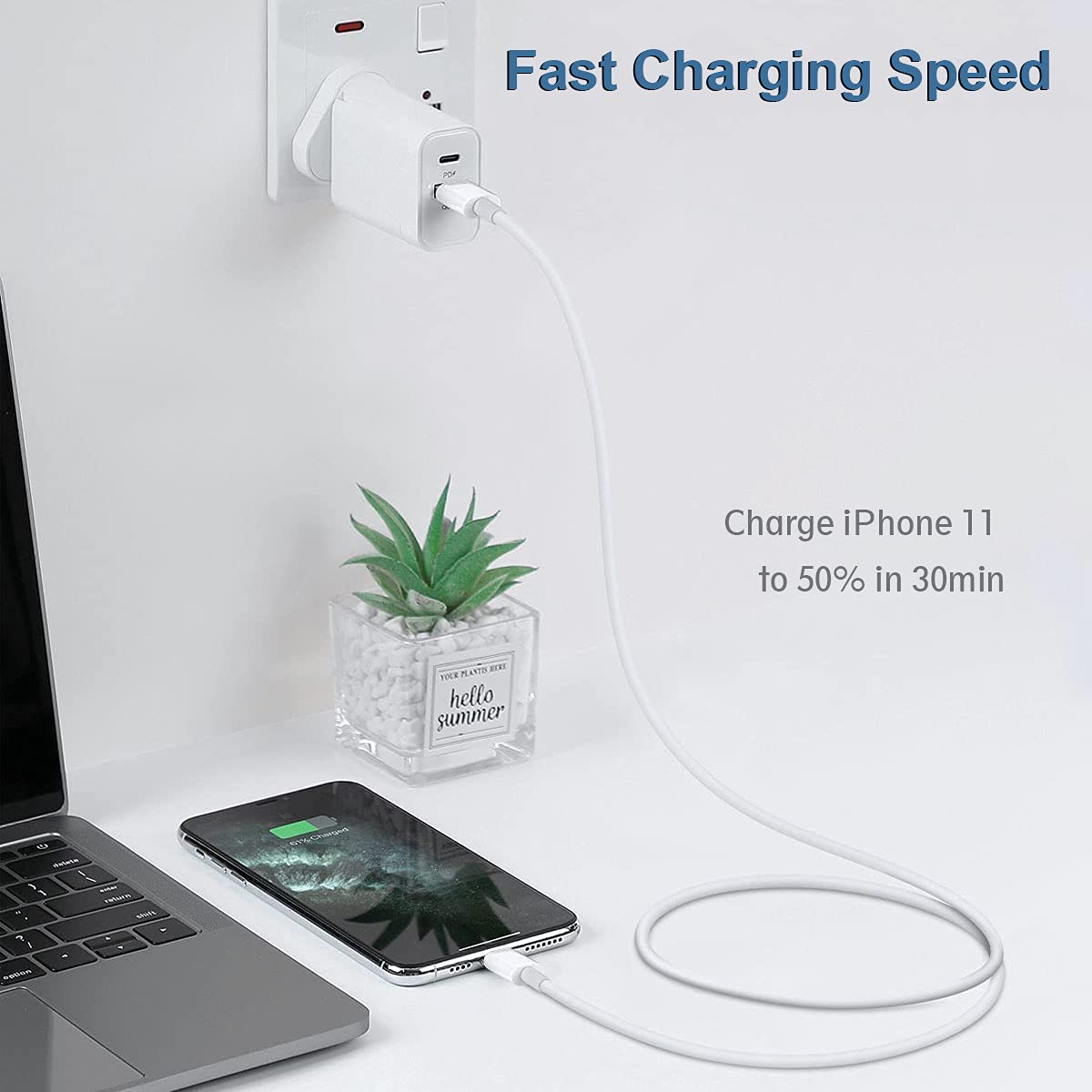 iPhone Charger, [Apple MFi Certified] 2Pack 3.3FT USB to Lightning Cable Power Fast Charging Data Sync Transfer Cord Compatible with iPhone 14/13/12/11 Pro/11/XS MAX/XR/8/7/6s/6/5S/SE and More