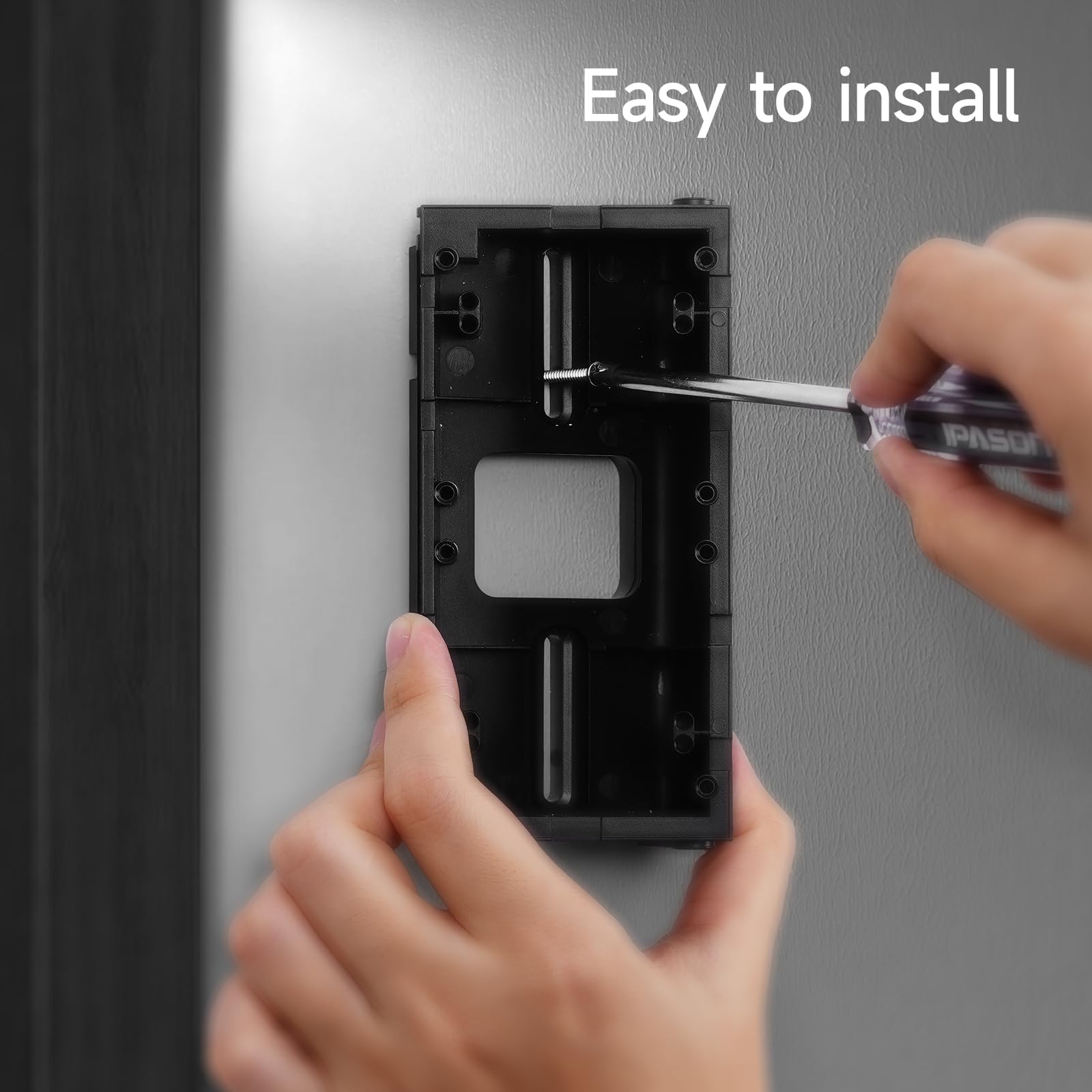 Ayotu Adjustable 30 to 60 Degree Doorbell Angle Mount Compatible with Blink Video Doorbell, Nest Doorbell (Wired), Video Doorbell Wired/Pro/Pro 2/4/3/3 Plus/2nd Gen (2020 Release)/2/1, Black