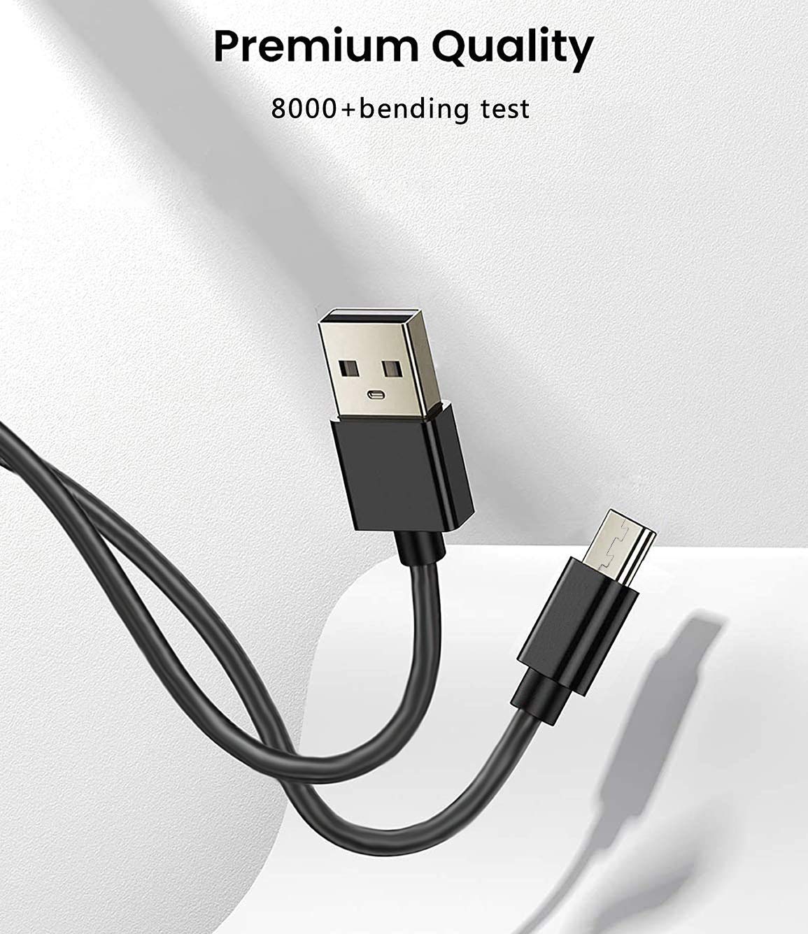 Neck Fan Charger Cable, USB Charging Cable Compatible with Comlife/Control Future/GULAKI Portable Neck Fan Camping Fan Mini Clip On Fan