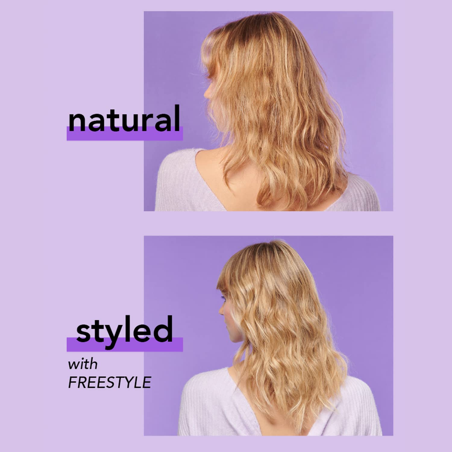 InStyler Freestyle 1” Ionic Ceramic Styler Round Hair Brush - Straighten, Wave or Curl Hair with Ionic Tip Barrel & Ceramic Heated Bristles - Helps Reduce Frizz for Easy Styling