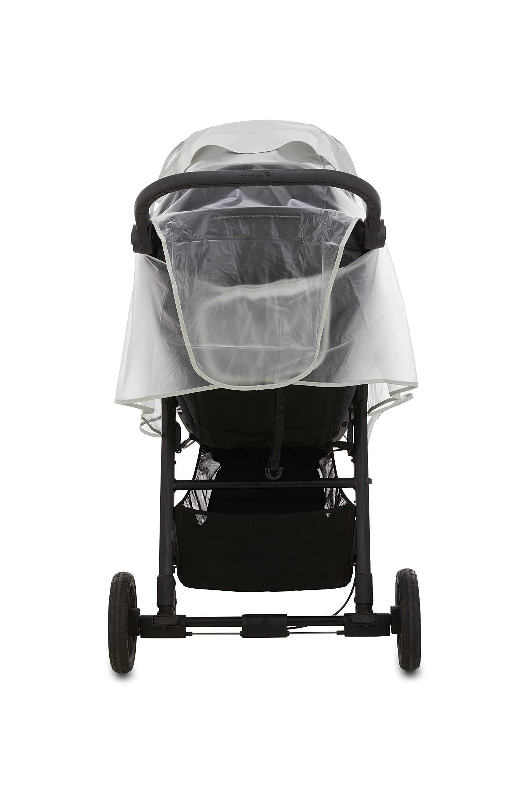 First Essentials Stroller Rain Cover Universal, Baby Travel Weather Shield, Windproof Waterproof, Protect from Dust Snow (Clear)