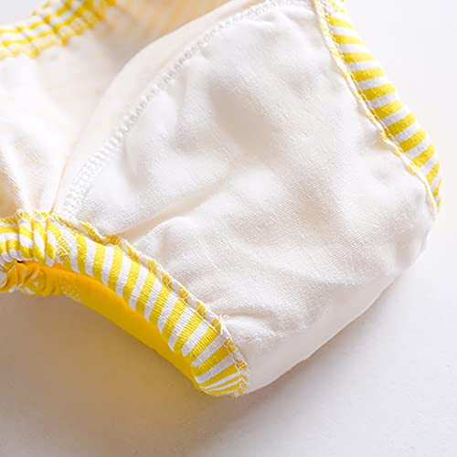 JackLoveBriefs Potty Training Pants for Boys Girls Toddlers,6 Packs Learning Designs Training Underwear Pants(2T) Orange