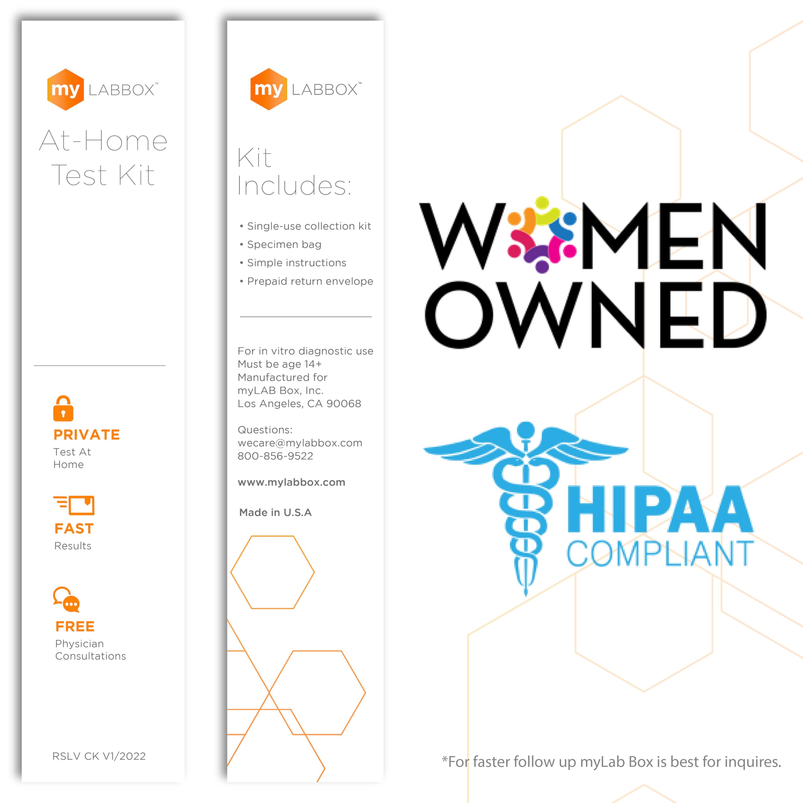 myLAB Box at Home Syphilis Test STD Test Kit at Home for Women & Men - Easy Accurate & Discreet Blood Collection Kit - Convenient at-Home STI Test - CLIA Certified Labs - FSA/HSA Eligible